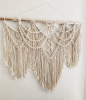 Bohem Makrome Duvar Dekoru Hippie 100cm - Makrome Duvar Süsleri - Miamano