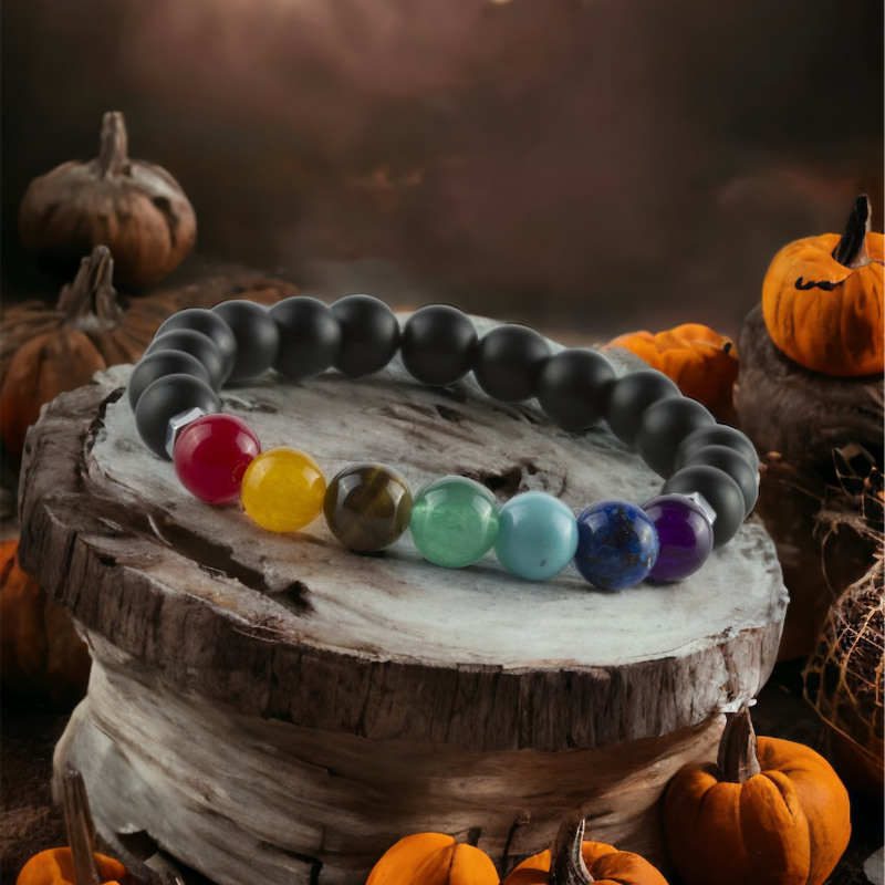 7li Doğaltaş Çakra Bileklik - Bileklik - Bilezik - Miamano