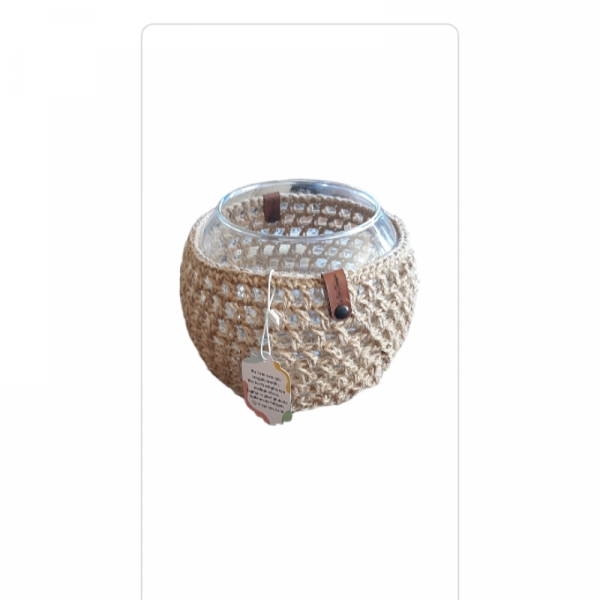 Cam Fanus Vazo Küçük Boy - Duvar Süsleri - Miamano