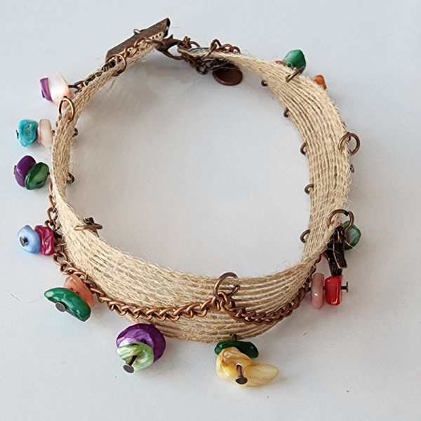 Hasır Kurdele Özel Tasarım Halhal - Halhal - Miamano