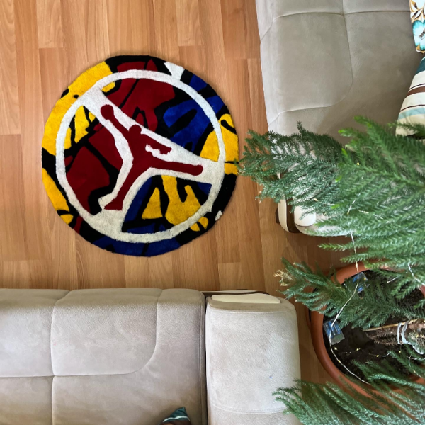 El Yapımı Air Jordan Tufting Halı - Halı - Miamano