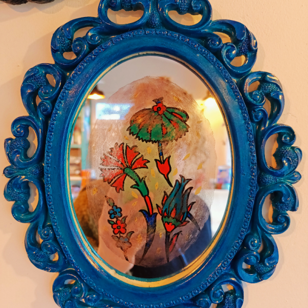 Eski Türk Desenli Antik Ayna - Ayna - Miamano