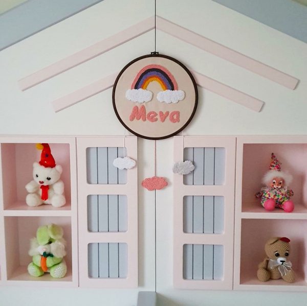 Punch Özel İsimli Çocuk Odası Pano - Bebek & Çocuk Odası Duvar Süsü ...